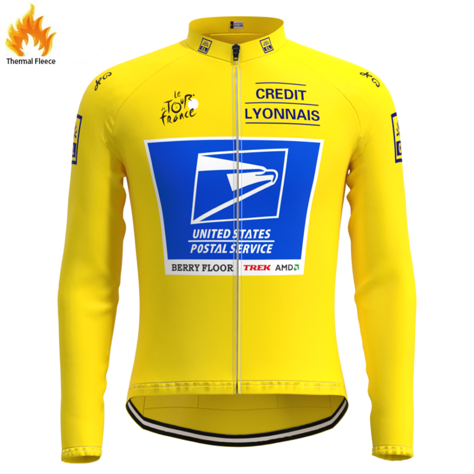 Pro Team Jacket Postal Yellow – hillsandmountains